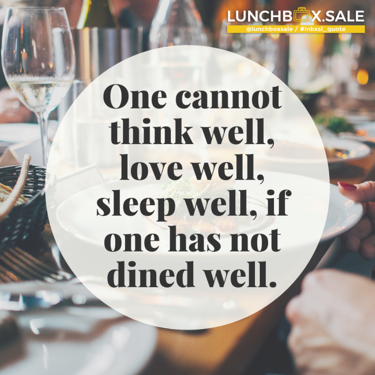 32 Amazing Short Food Quotes — Grab Yours at LunchBox.Sale